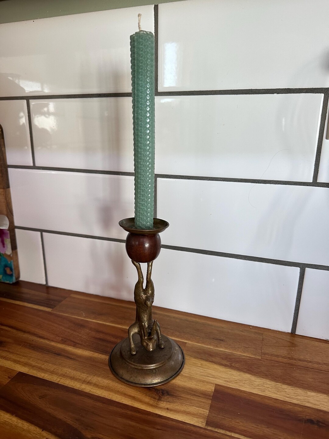 1977 Arthur Court Brass Bunny Rabbit Candle Taper Holder - Etsy