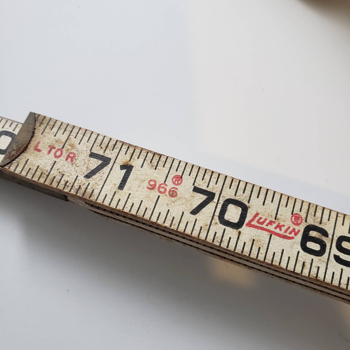 Lufkin 966 Red End Folding Measure Ruler | Etsy