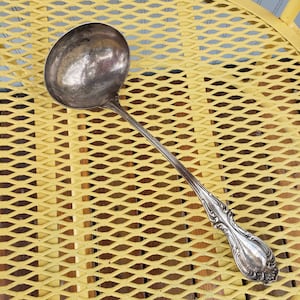 Circa 1890s Joan Silverplate Large Soup Ladle by 1835 R. Wallace - Etsy