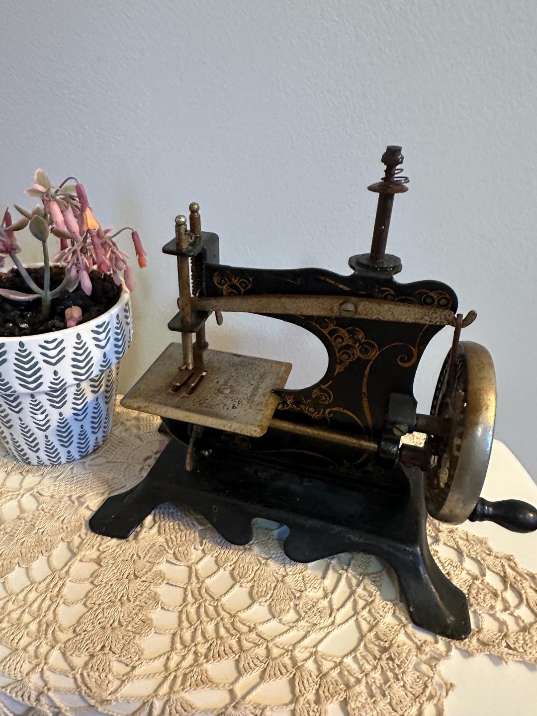Antique German Toy Sewing Machine Early 1900s - Etsy