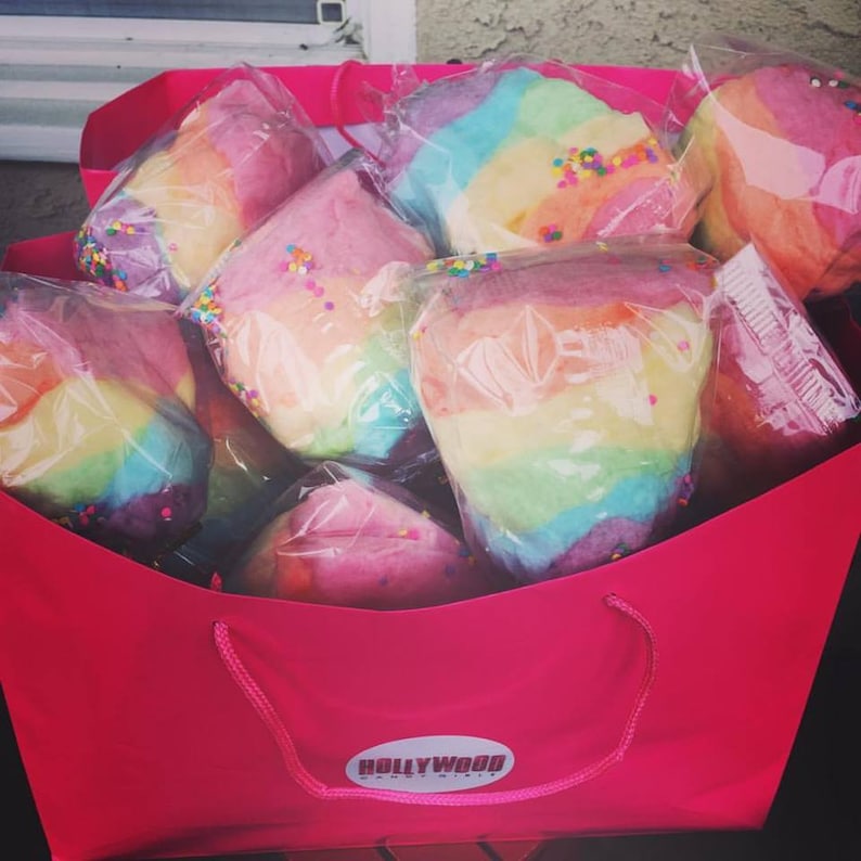 Rainbow Unicorn Cotton Candy Puffs 15 Pieces | Etsy