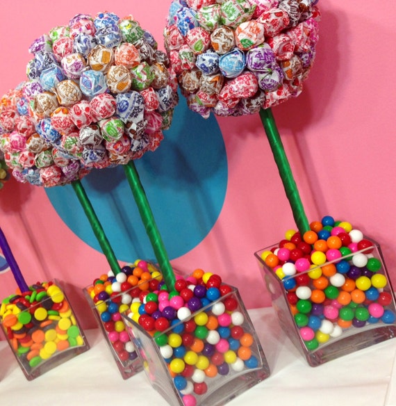Rainbow Candy Centerpieces