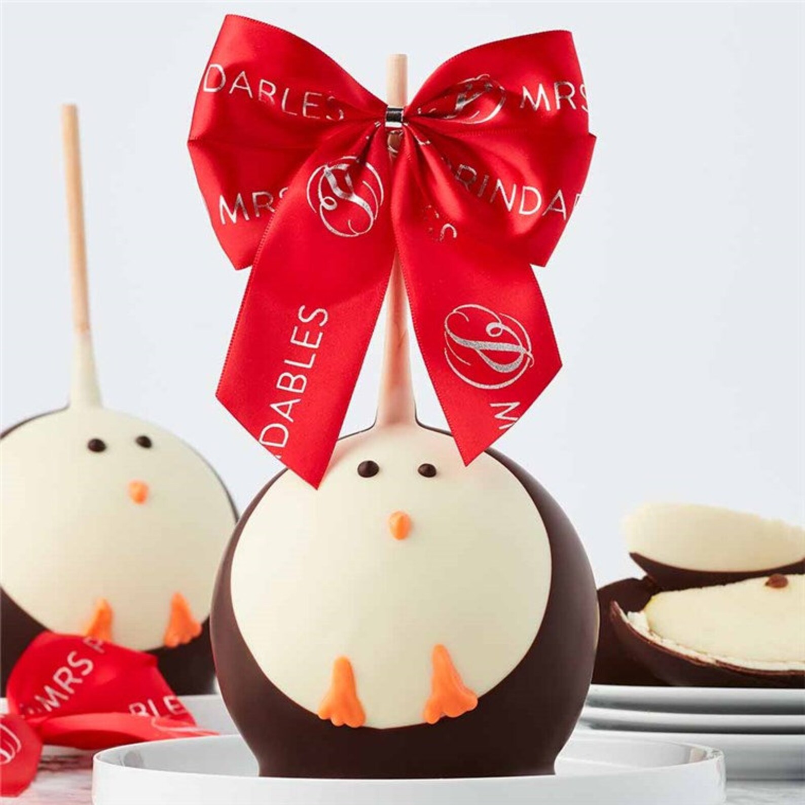 Holiday Chocolate Apples Christmas Reindeer Santa 4 - Etsy