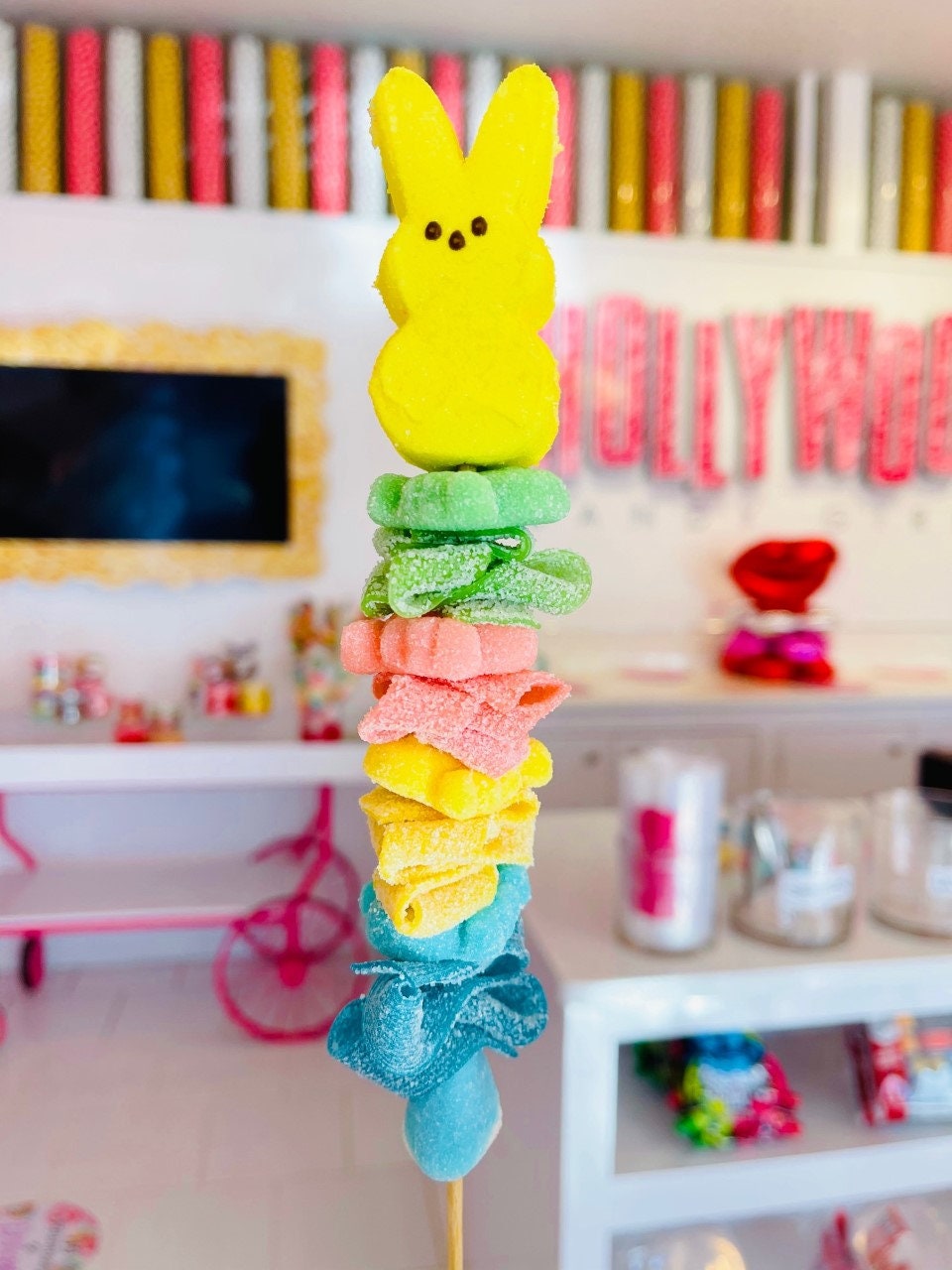 Easter Bunny Peeps Pastel Gummy Assorted Candy Kabob 12 - Etsy Canada