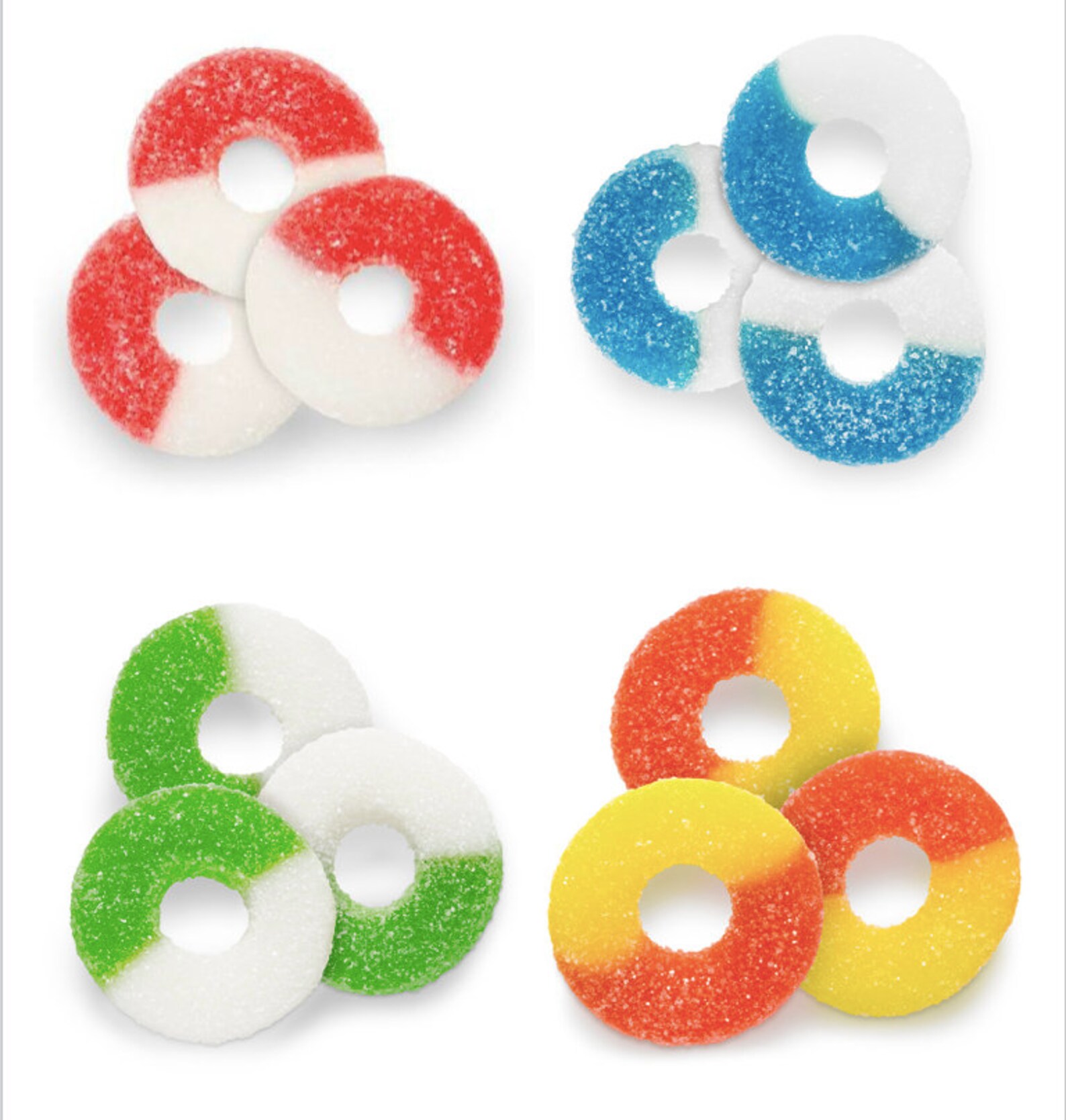 Sour Belt Gummy Ring Candy Creation - Etsy