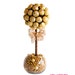 Ferrero Rocher Chocolate, Gold Candy Arrangement Topiary Gift ...