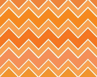 Shaded Chevron Medium in Fall : Riley Blake 1 Yard Cut | Etsy