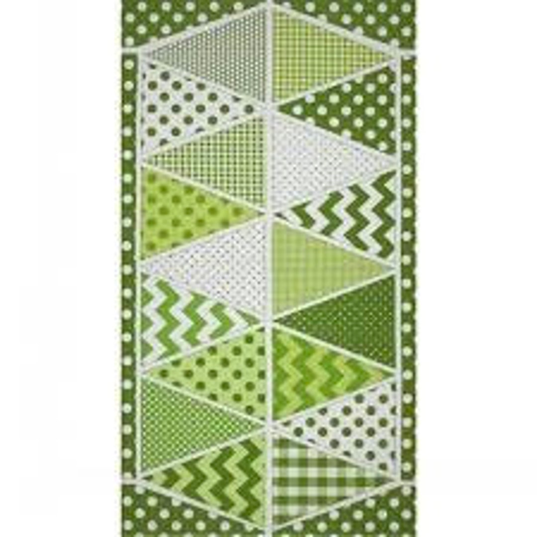 Holiday Bunting Banner Panel Green - Riley Blake Designs - 1 Panel - Etsy