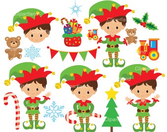 Elf Clipart | Etsy