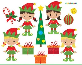 Elf clipart | Etsy
