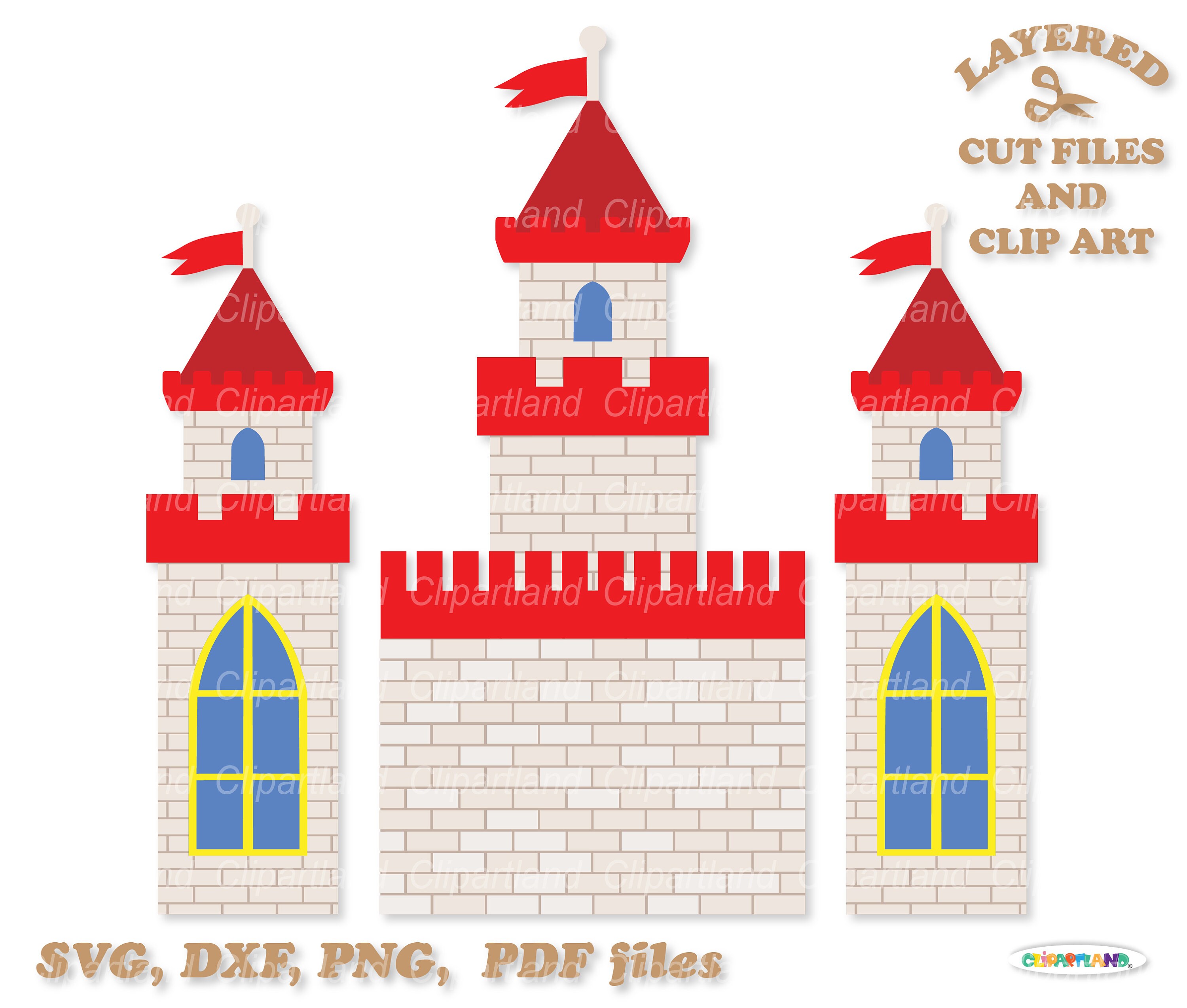 INSTANT Download. Castle Svg Cut File. Personal and Commercial Use. C ...