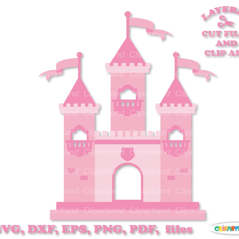 Fairy Castle Svg Layered - Etsy