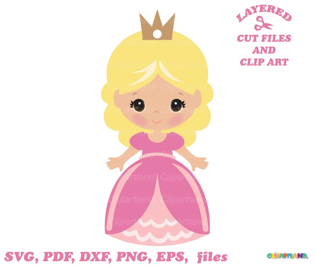 INSTANT Download. Little Princess Svg, Dxf Cut Files and Clip Art ...
