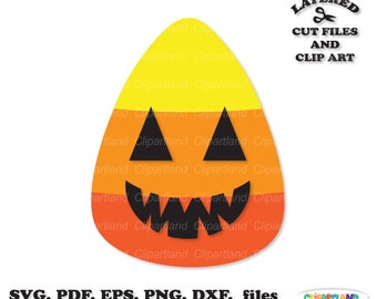 Candy corn with face svg - Etsy Nederland