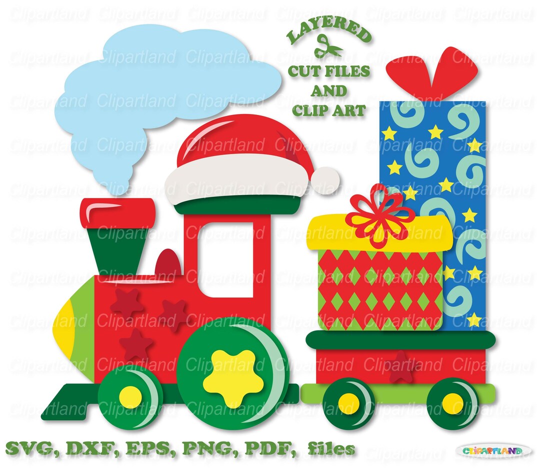 INSTANT Download. Santa Express Svg. Christmas Train Svg, Dxf Cut Files ...