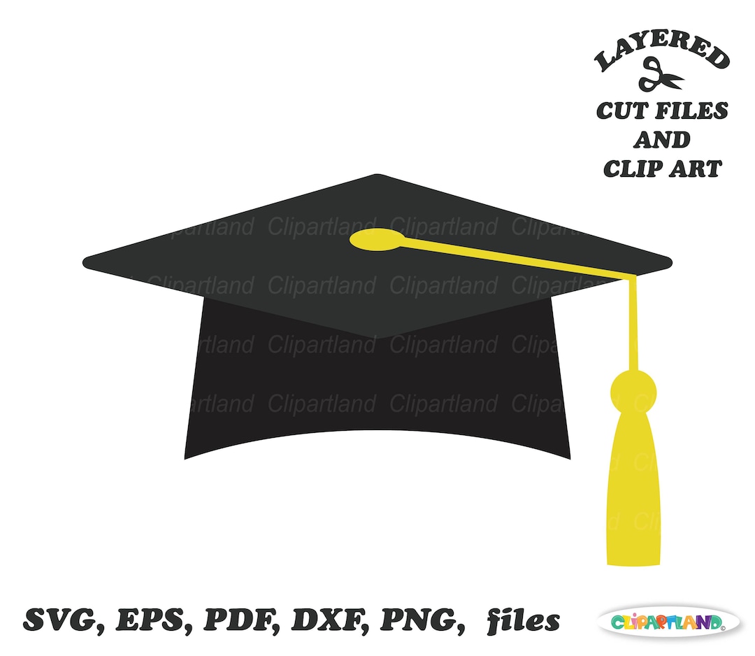 Graduation Cap SVG Cut File and Clipart (digital Download) - Etsy