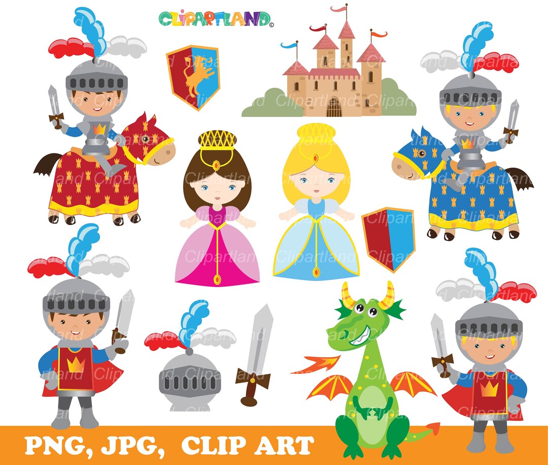 INSTANT DOWNLOAD. Knights Clip Art. Personal and Commercial Use. CK_72 ...