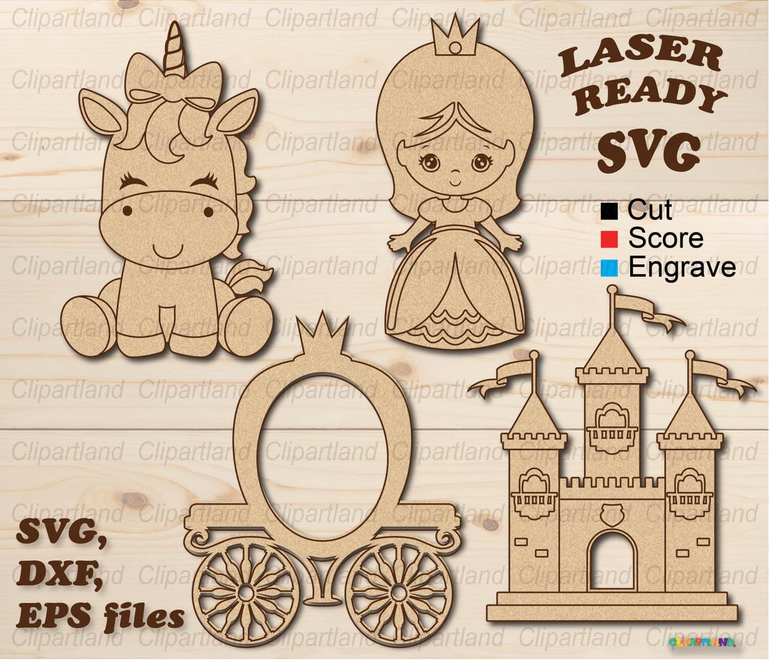 Fairy Tale SVG Laser Cut Files, Paint Kit Bundle (digital Download) - Etsy