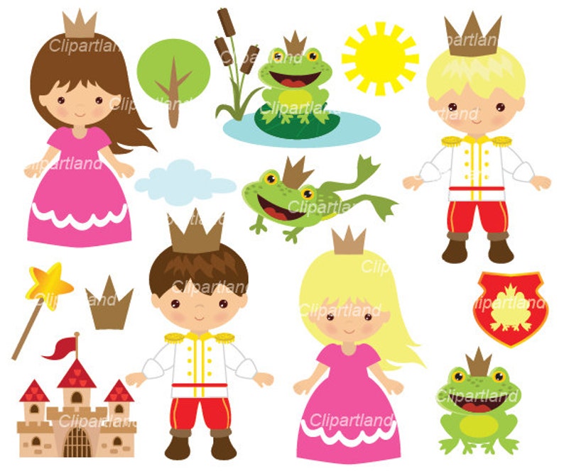 INSTANT Download. Frog Prince Clip Art. CF_3. Personal and | Etsy