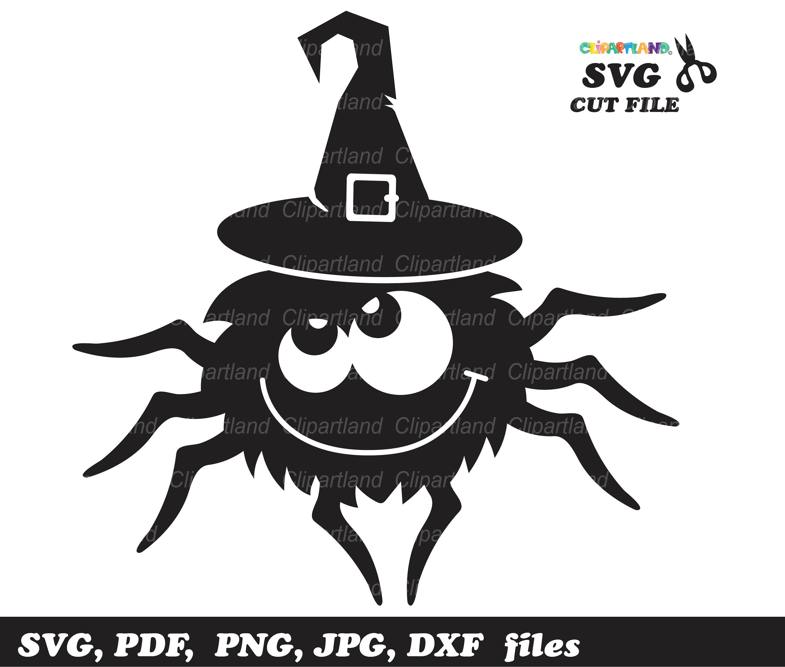 INSTANT Download. Halloween Spider Svg Cut File and Clip Art. - Etsy