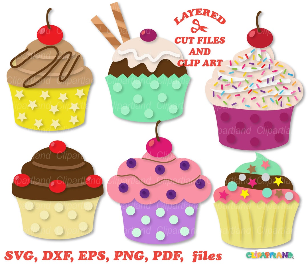 INSTANT Download. Cupcake Cut File Svg. Personal and Commercial Use. C ...