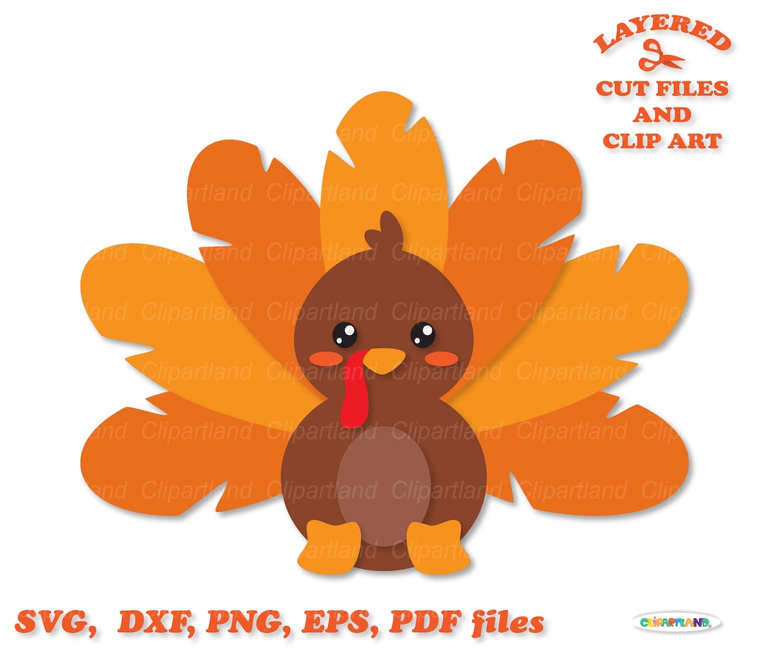 INSTANT Download. Thanksgiving. Funny Sitting Turkey Svg Cut Files and ...