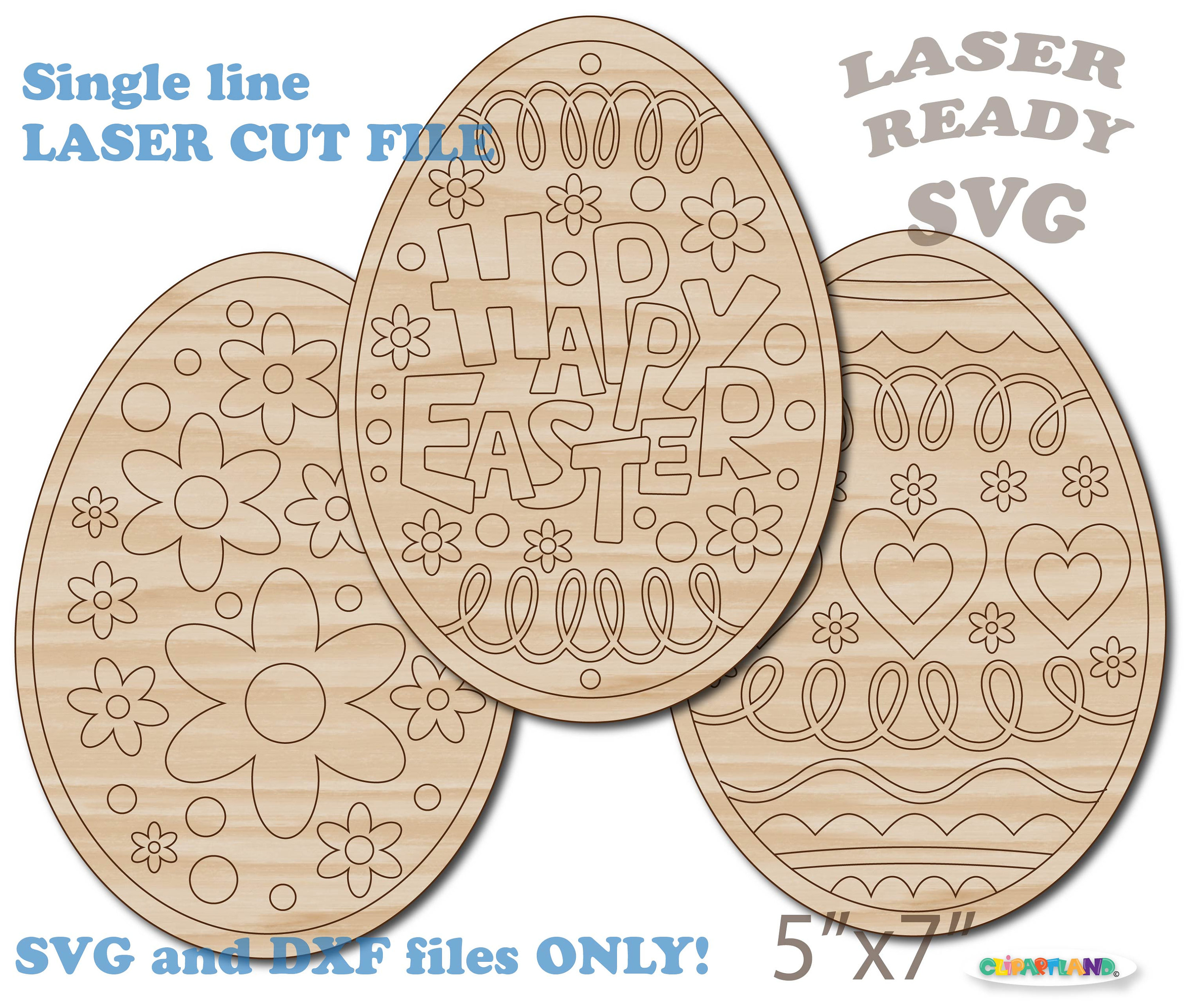 INSTANT Download. SVG Paint Kit. Easter DIY Coloring Easter Eggs Set ...