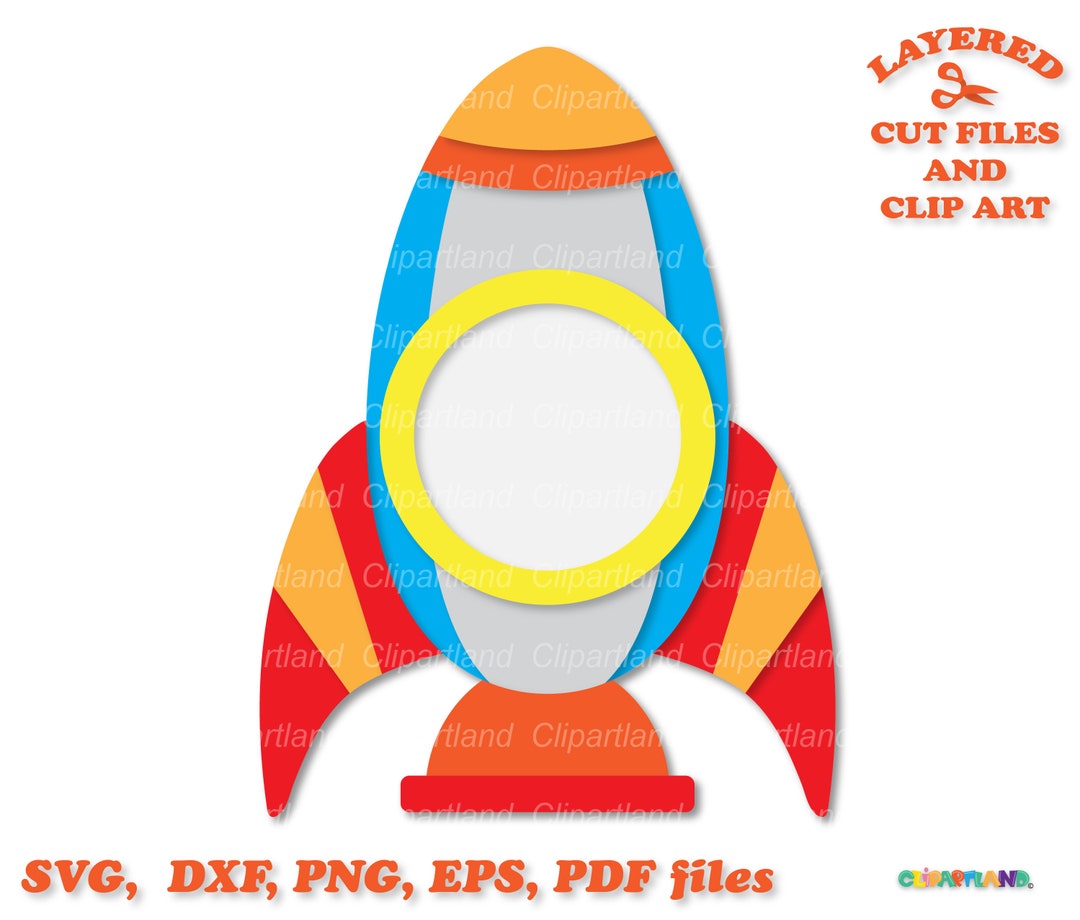 INSTANT Download. Rocket Border Svg Cut File and Clip Art. Rb_1 ...