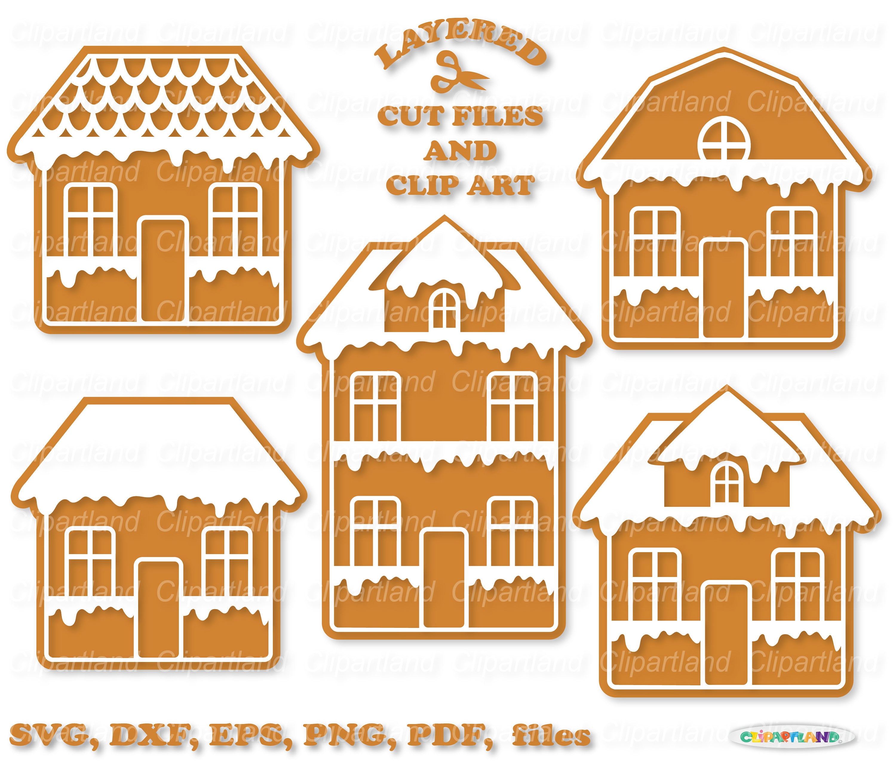 INSTANT Download. Gingerbread House Layered Svg. Gh_4. Personal and ...