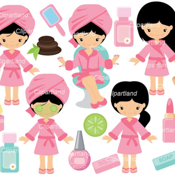 Spa Clip Art - Etsy