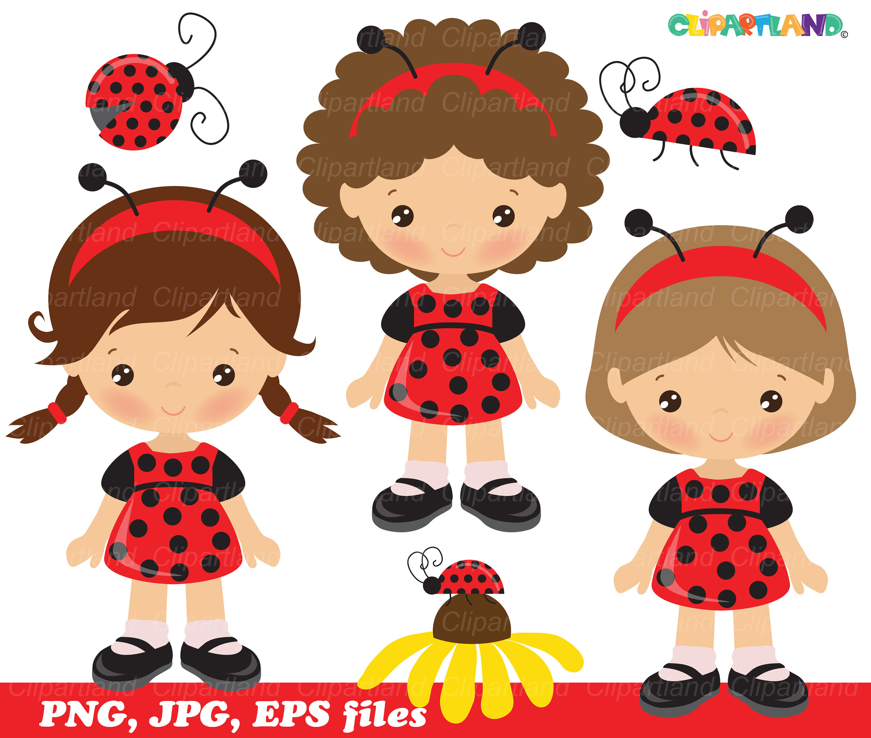 Ladybug Girl Clipart Images