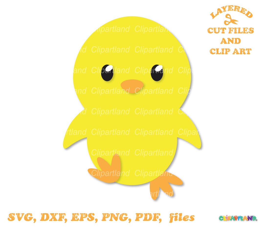 INSTANT Download. Cute Easter Chick Svg Cut File and Clip Art. C_34. - Etsy