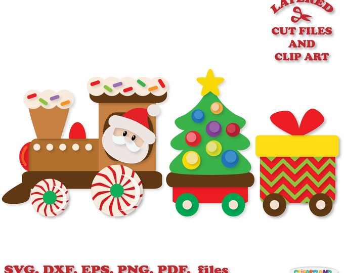 Christmas Gingerbread Train SVG, Gingerbread Train PNG Clip Art ...