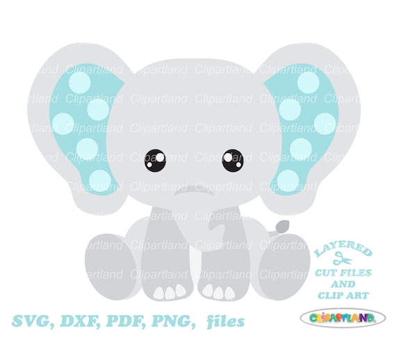 INSTANT Download. Cute Sitting Baby Boy Elephant Svg Cut File - Etsy