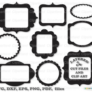 INSTANT Download. Frame Bundle Svg Cut Files. Personal and Commercial ...