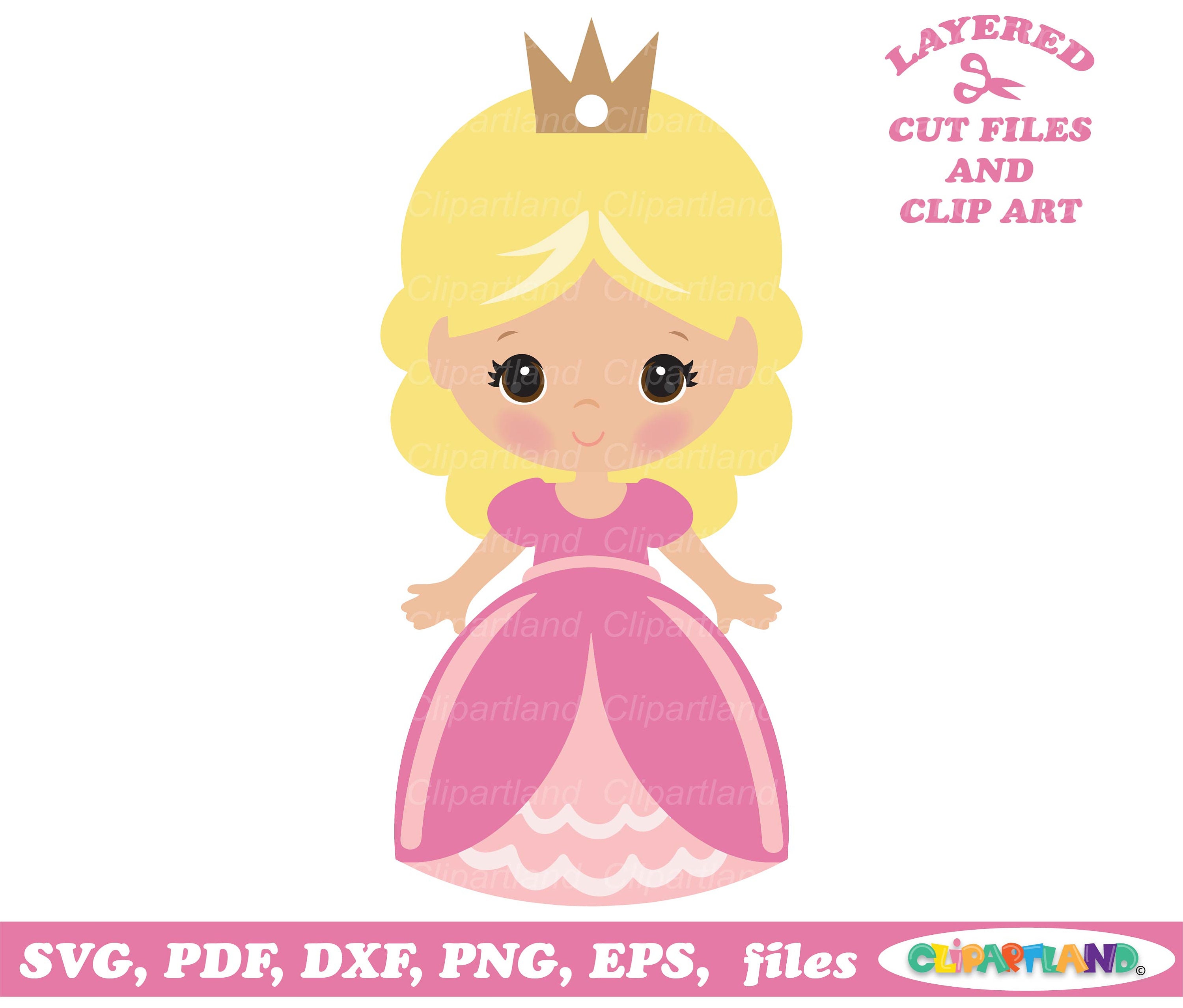 INSTANT Download. Little Princess Svg Dxf Cut Files and Clip - Etsy UK