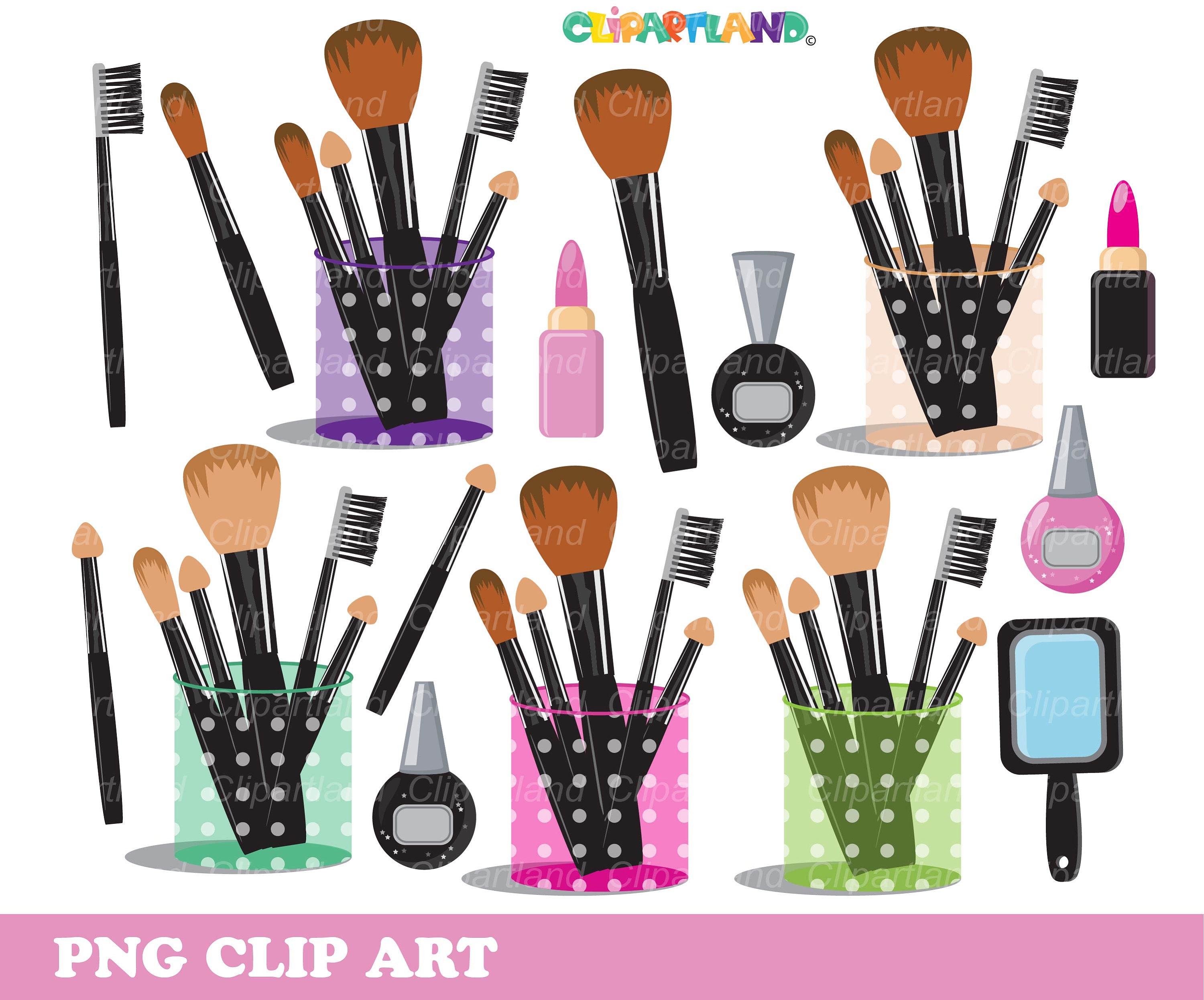 Makeup Brush Clipart