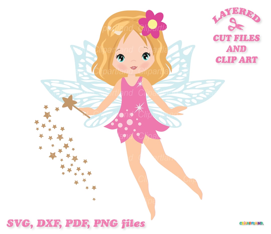 INSTANT Download. Cute Fairy Cut File and Clip Art. Personal and ...