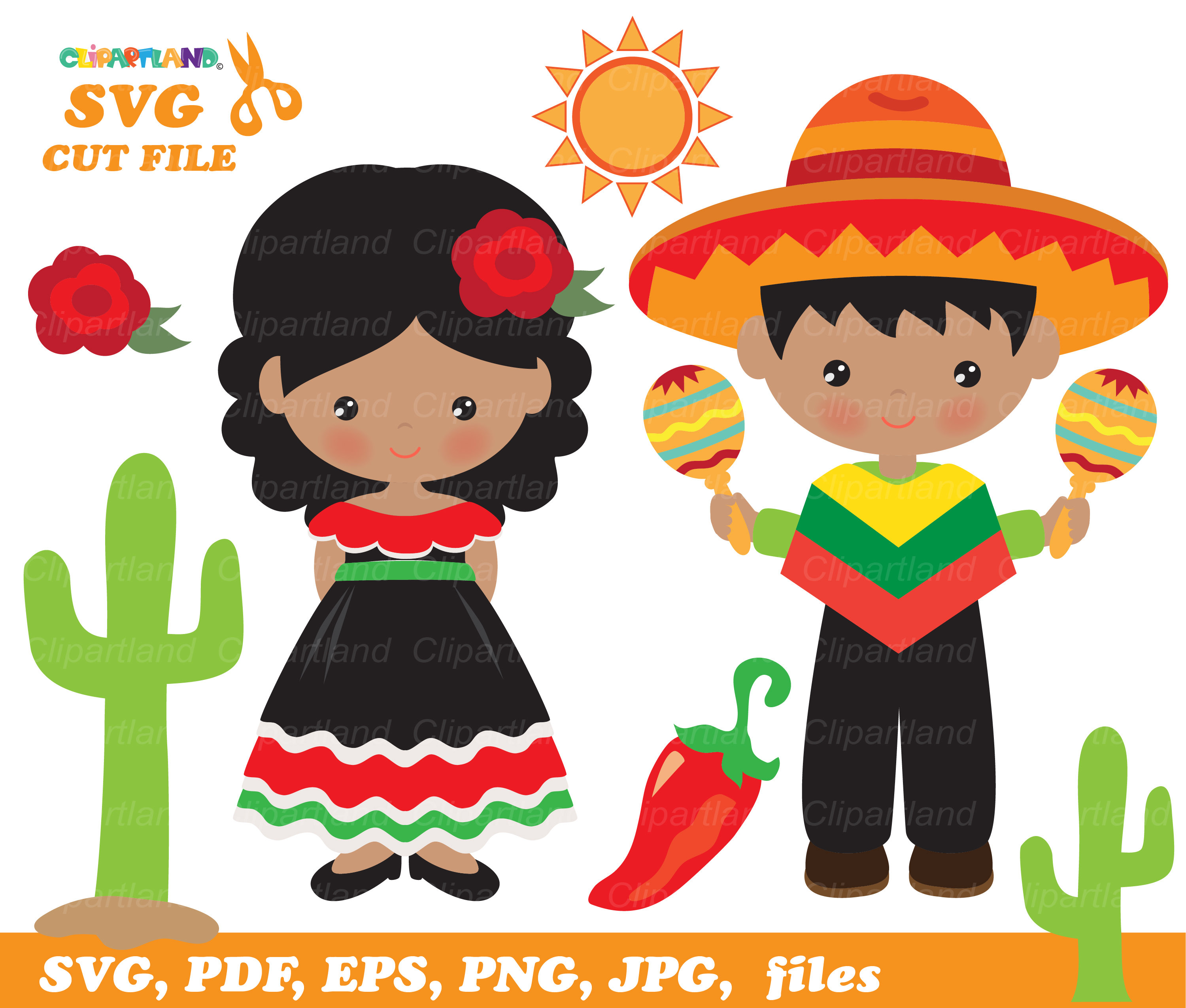 INSTANT Download. Fiesta Svg. Cinco De Mayo Svg. Clip Art. - Etsy