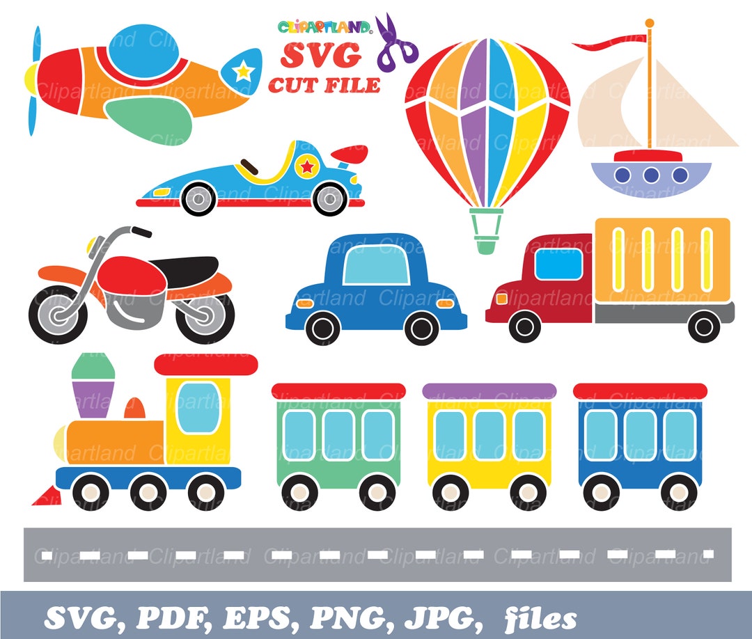 INSTANT Download. Transport Svg Cut Files. Ct_1. Personal and ...