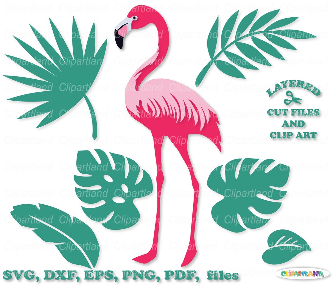 INSTANT Download. Cute Flamingo Svg Cut Files and Clip Art. Personal ...