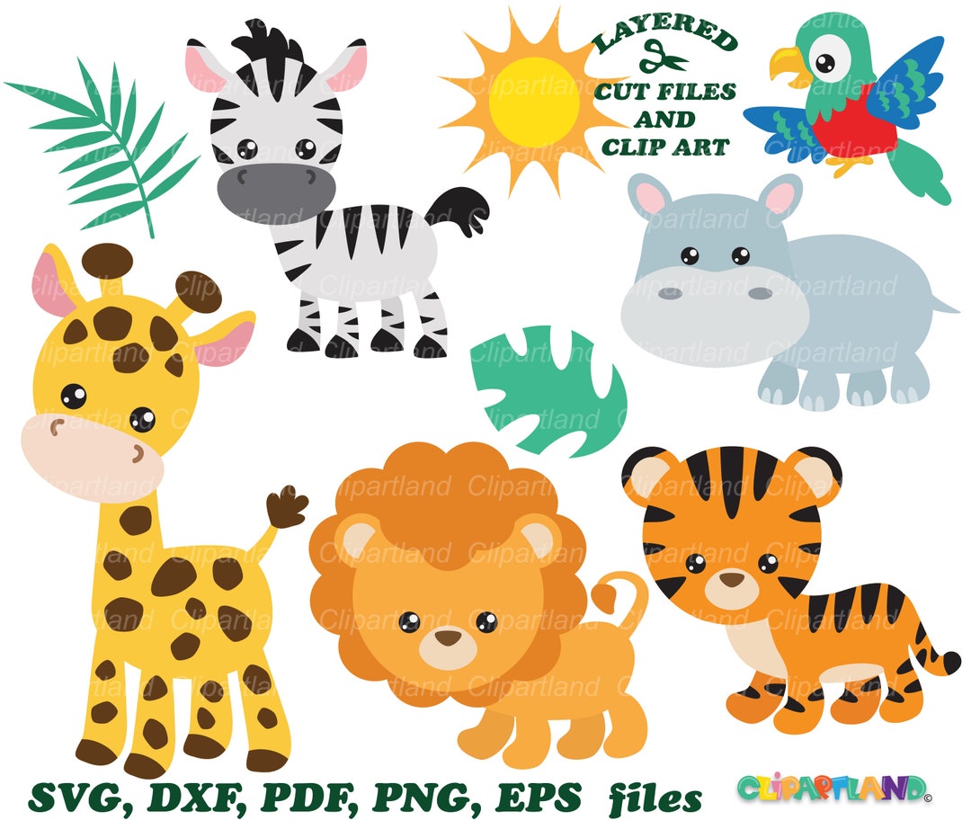 INSTANT Download. Personal and Commercial Use is Included! Cute Jungle ...