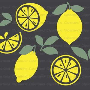 Lemon SVG Cut File & Clipart (commercial License) - Etsy