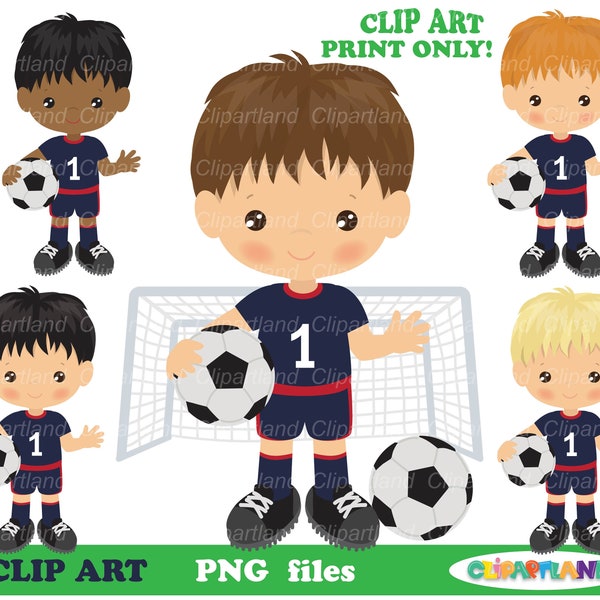 Soccer Clip Art - Etsy