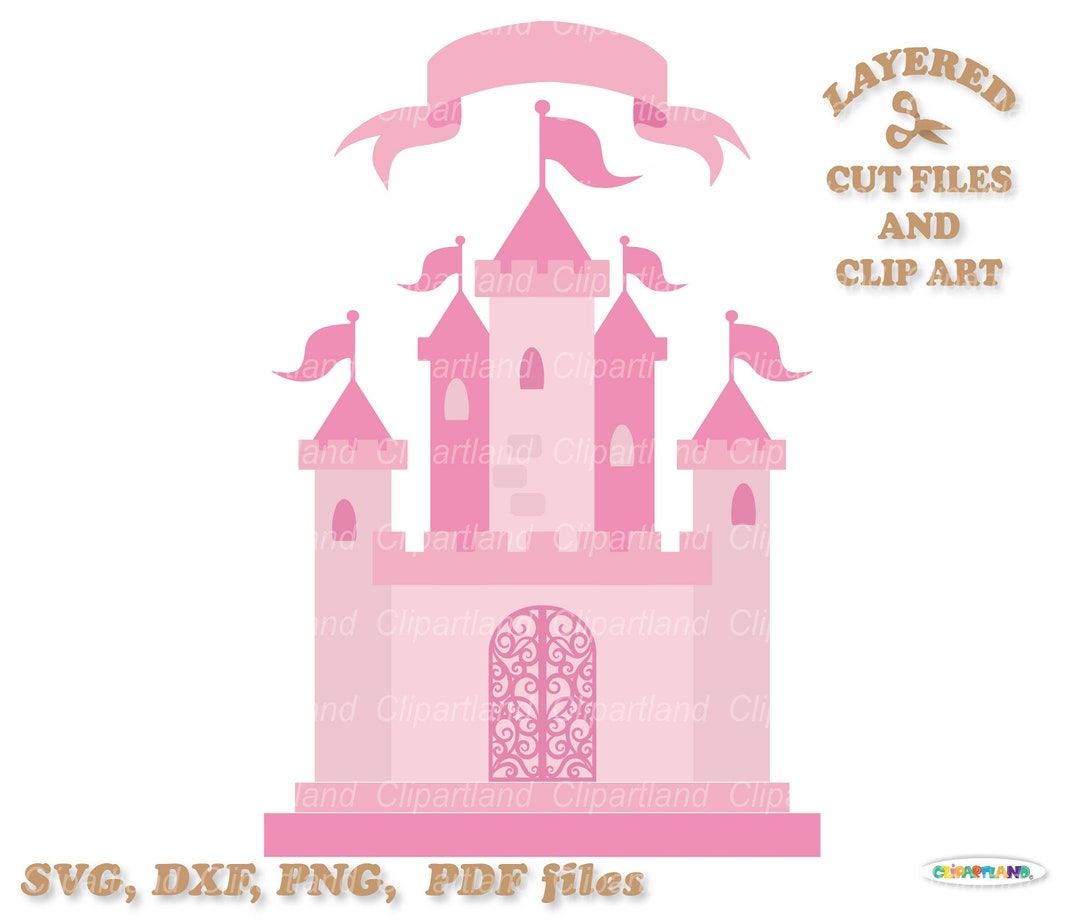 INSTANT Download. Medieval Pink Princess Castle Svg, Dxf Cut Files and ...