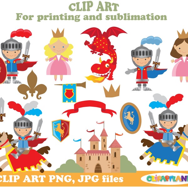 Princess and Dragons - Etsy