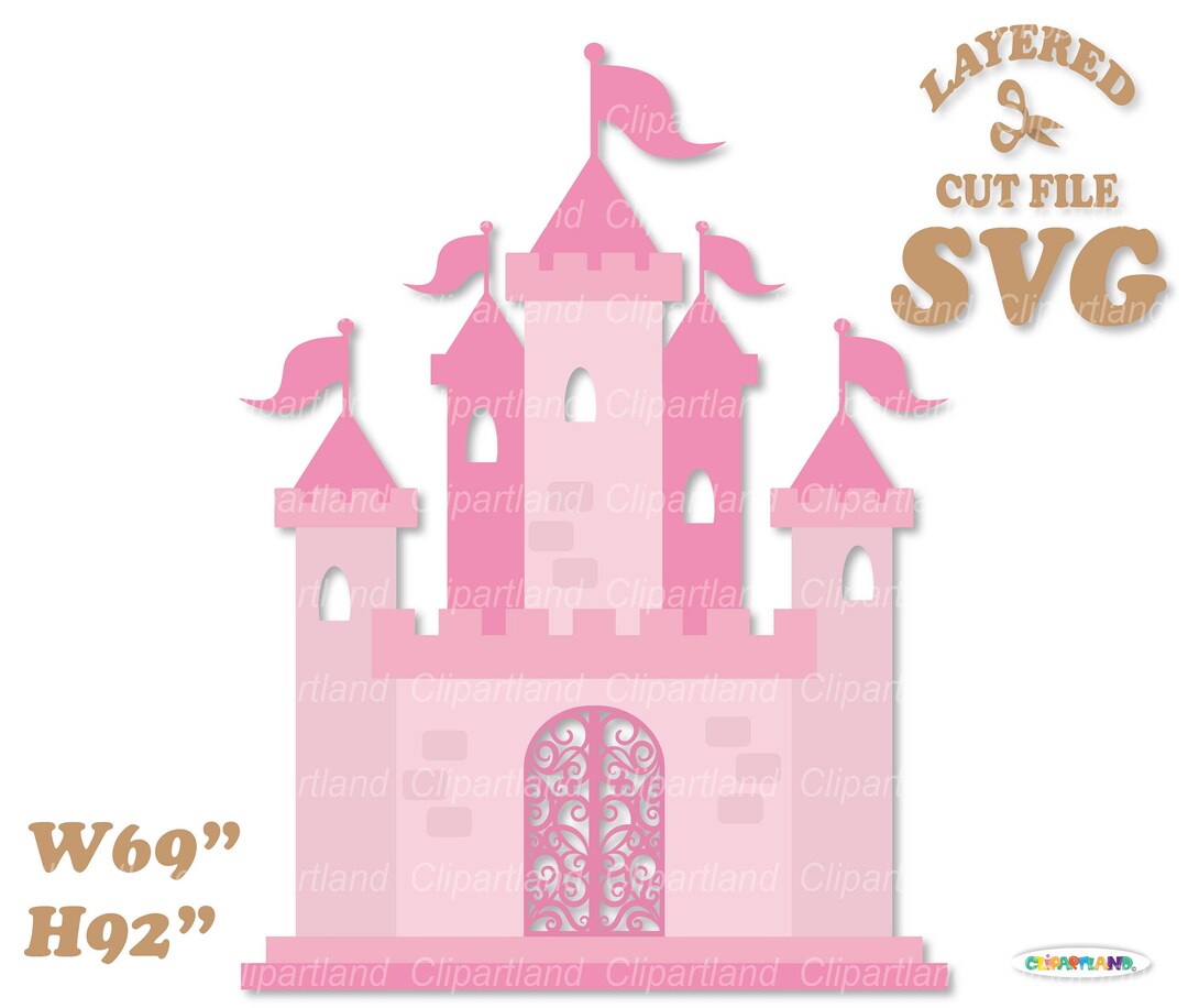 INSTANT Download. Princess Castle Birthday Decoration Svg Cut File ...