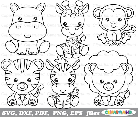 Baby Animal Outlines