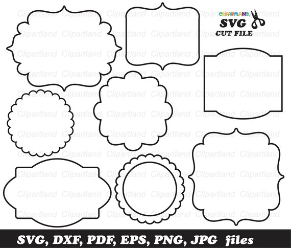 INSTANT Download. Borders Svg Cut Files. Rb_4. Personal and - Etsy
