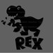 INSTANT Download. Three Rex Dinosaur Silhouette Svg Cut File and Clip ...